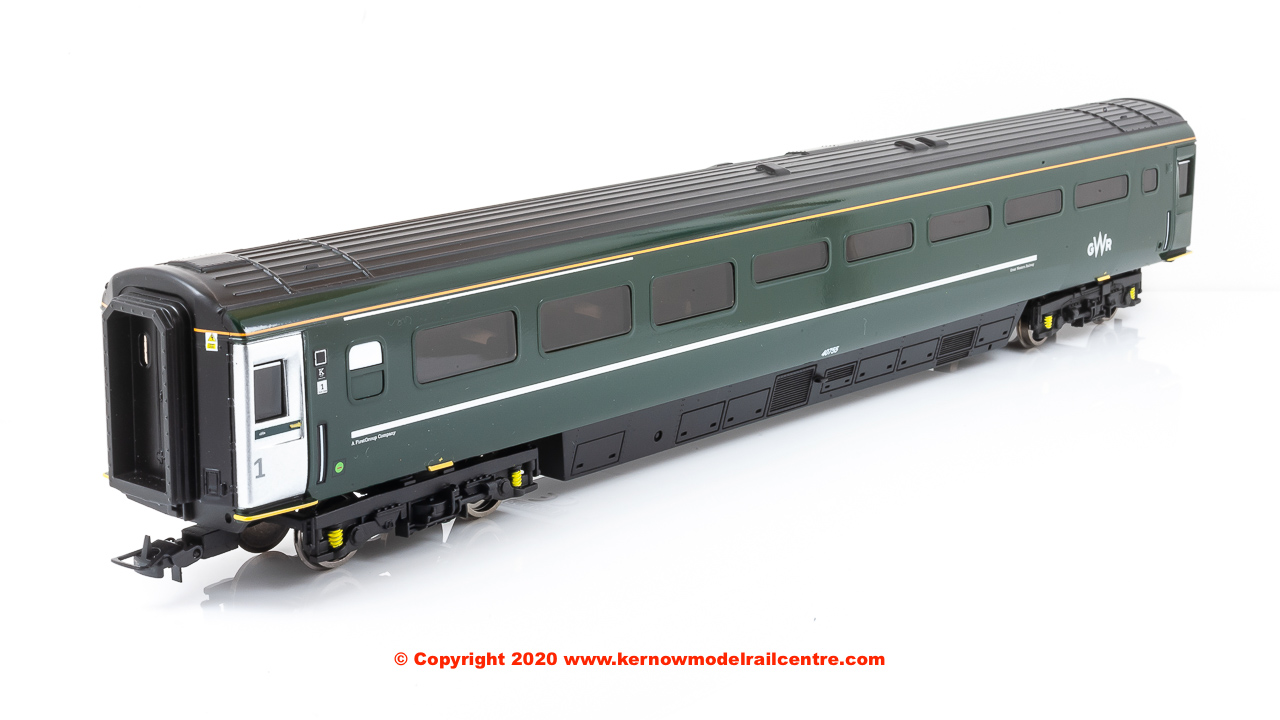 R4779B Hornby Mk3 Trailer Buffet Coach number 40755 in GWR Green
