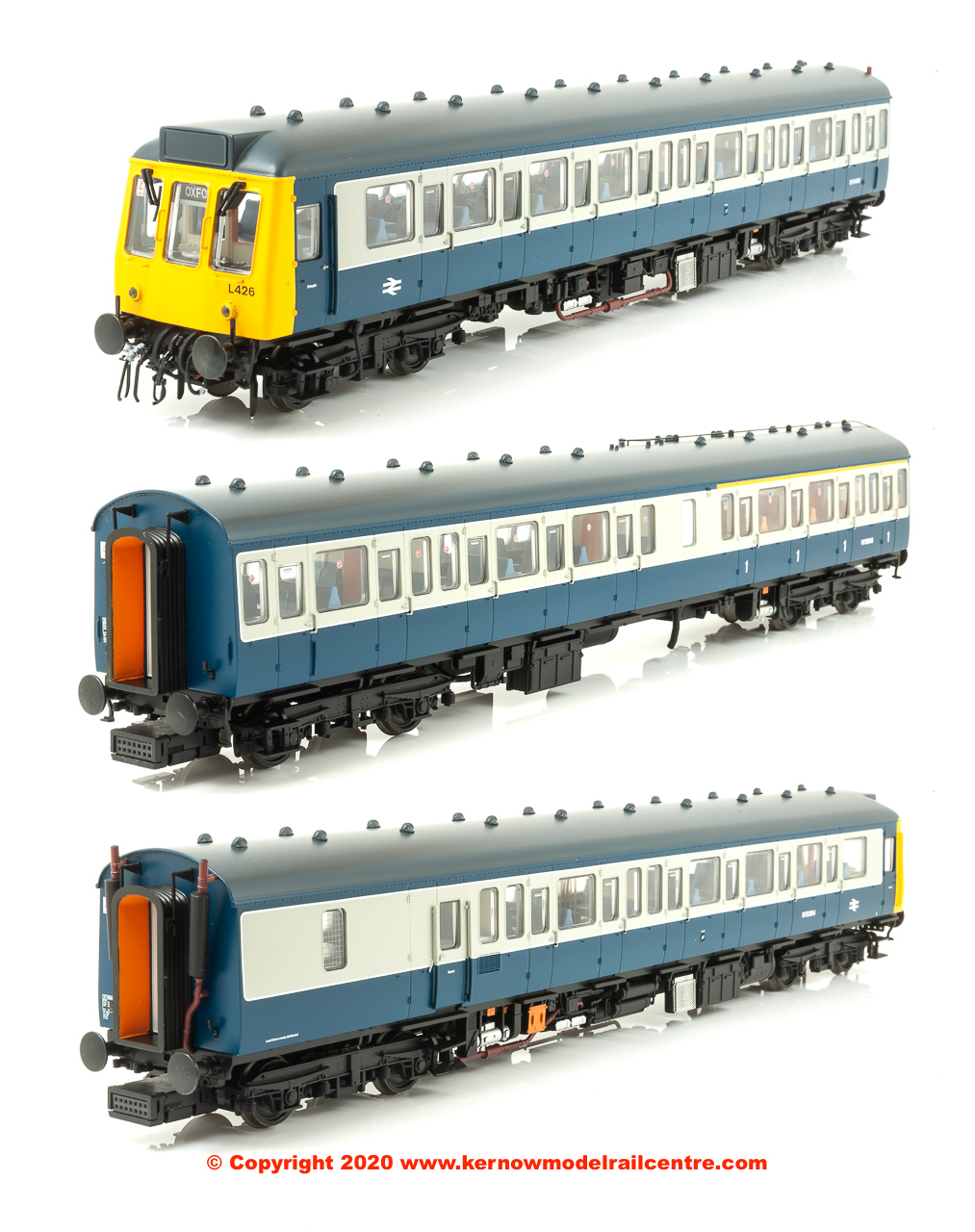 35-501SF Bachmann Class 117 3 Car DMU Set L426 BR Blue & Grey